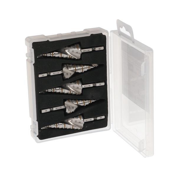 JEFCOM ジェフコム DSHM-422RH-5S HQステップドリル5本セット : 住設と電材の洛電マート Yahoo!店 - 通販 - Yahoo!ショッピング