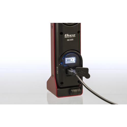 ジェントス GZ-223 作業灯 LED ワークライト ハンディタイプ USB充電式(専用充電池) 650ルーメン ガンツ Ganz 薄型ヘッド作業灯シリーズ GENTOS :gz-223 ...