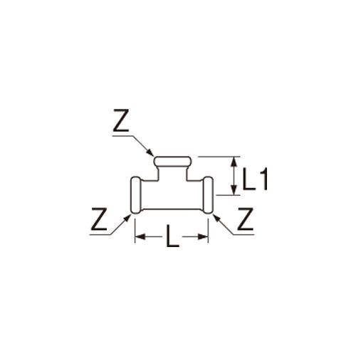 SANEI（水栓金具） 三栄水栓 SANEI H80-46-16 洗浄管連結チーズ トイレ用 : 住設と電材の洛電マート Yahoo!店 - 通販 - Yahoo!ショッピング