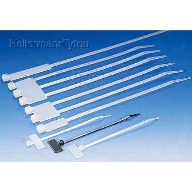 HellermannTyton ヘラマンタイトン IT18R 結束バンド マーキングタイ 乳白色 (100本入) : 住設と電材の洛電マート ...