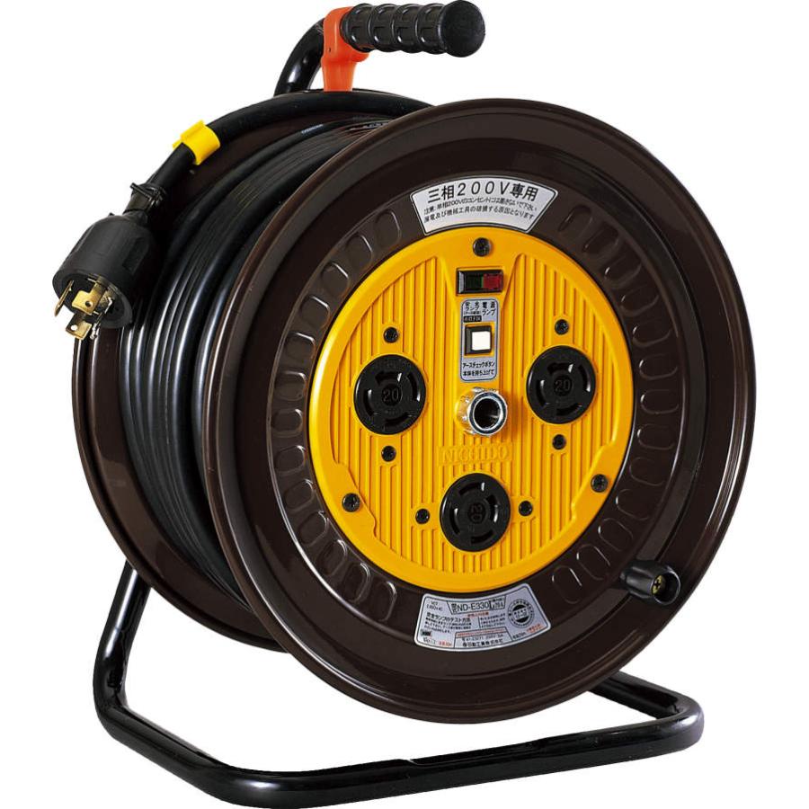 (送料無料) 日動工業 ND-E330FL-20A 三相200V引掛式電工ドラム NICHIDO : 住設と電材の洛電マート Yahoo!店 - 通販 - Yahoo!ショッピング