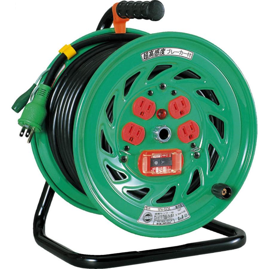 日動工業 (送料無料) NFH-EK34 超高感度ブレーカ付ドラム NICHIDO : 住設と電材の洛電マート Yahoo!店 - 通販 - Yahoo!ショッピング