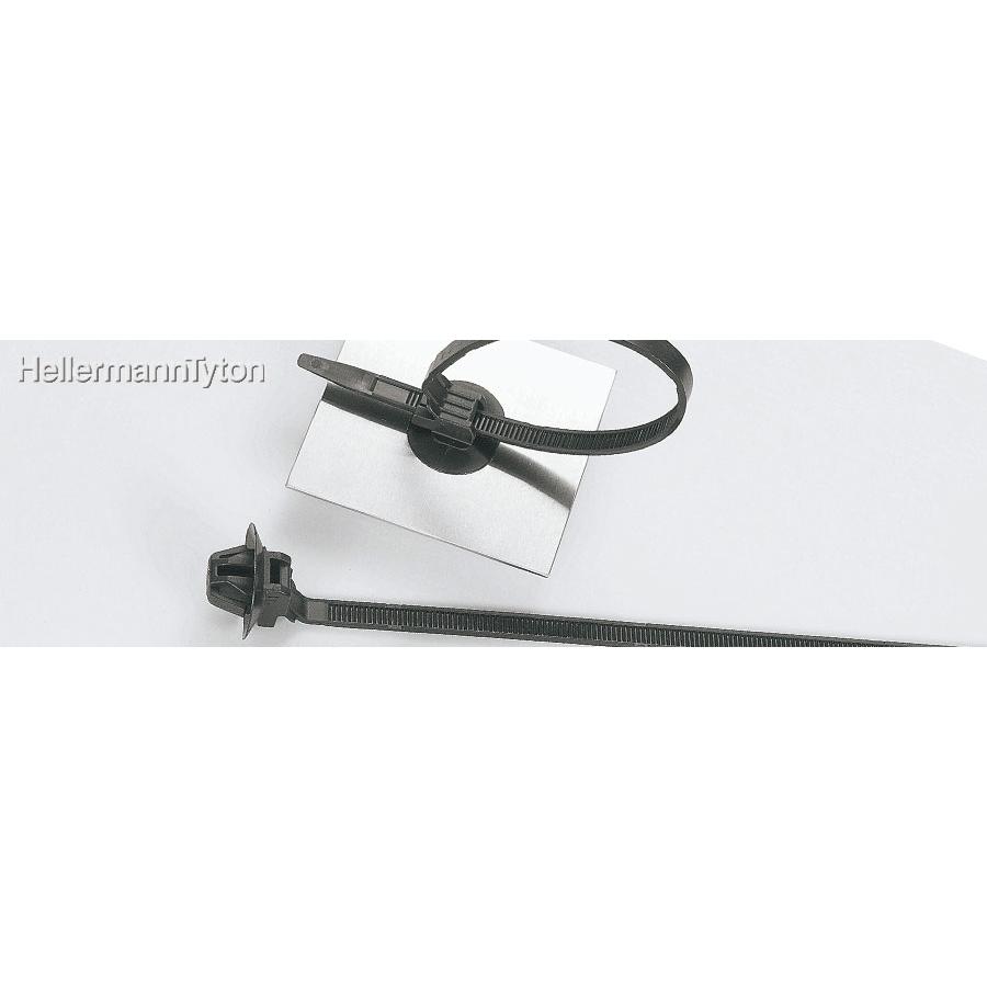 ヘラマンタイトン OS170-PM712-HSW プッシュマウントタイ 楕円穴用・矢じりタイプ・ドーム型マウント・オンセット(100本入 ...