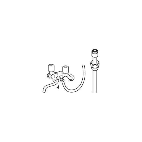 SANEI（水栓金具） 三栄水栓 SANEI PU86TF-2 ホース金具 バスルーム用 : 住設と電材の洛電マート Yahoo!店 - 通販 - Yahoo!ショッピング