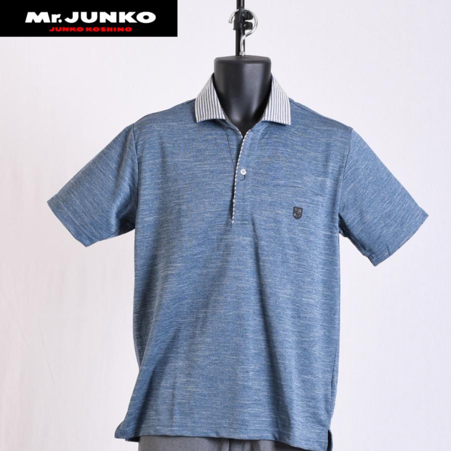 Mr.JUNKO ミスタージュンコ 半袖 スキッパー ポロシャツ 夏 メンズ レディース ブランド : RAKUHA-ラクハ - 通販 ...