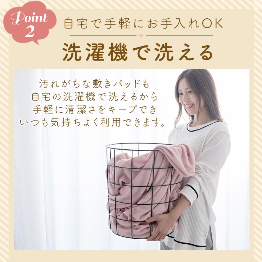 Sylphease 敷きパッド 冬 あったか フランネル キルティング 洗える もこもこ 冬用 洗濯機OK 敷パット 丸洗い対応 セミダブル かわいい 無地 簡単 グレー ブラウン ピンク ...