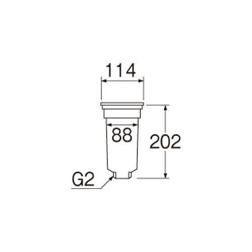 三栄水栓 SANEI H65-50 カゴ付流し排水栓 キッチン用 :h65-50:住設と電材の洛電マート plus - 通販 - Yahoo!ショッピング