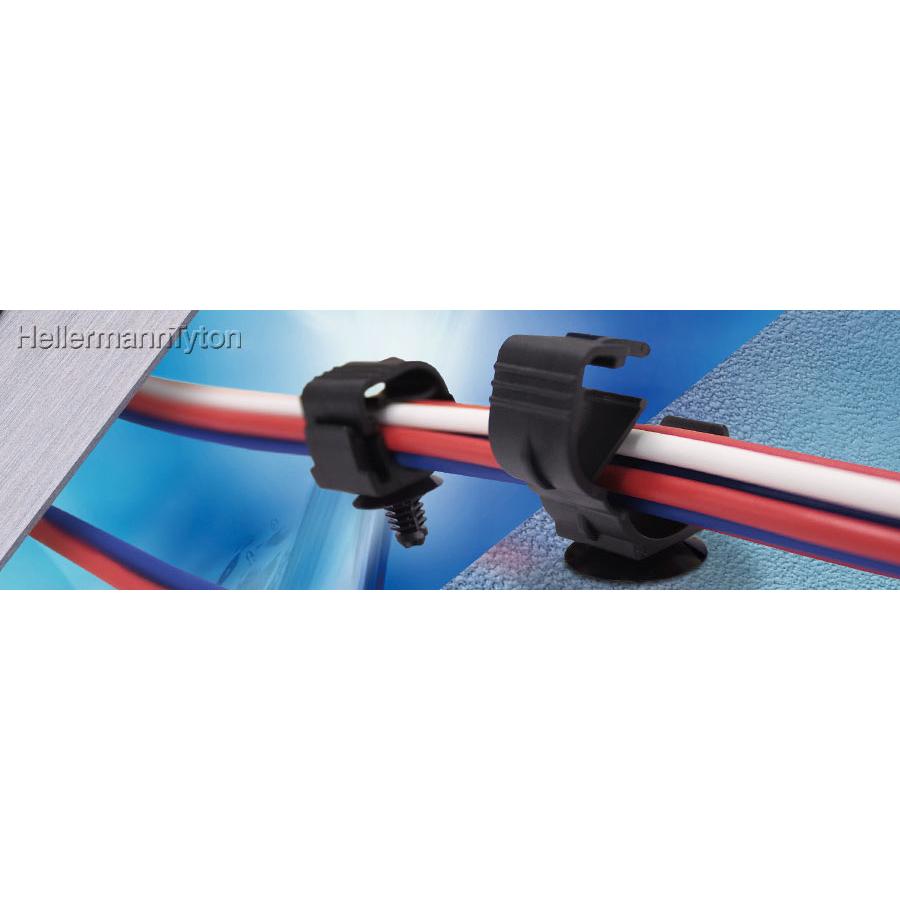 ヘラマンタイトン HC1220FT7J-HSW ホルダークリップ(100本入) タイトン HellermannTyton :hc1220ft7j-hsw:住設と電材の洛電マート plus ...