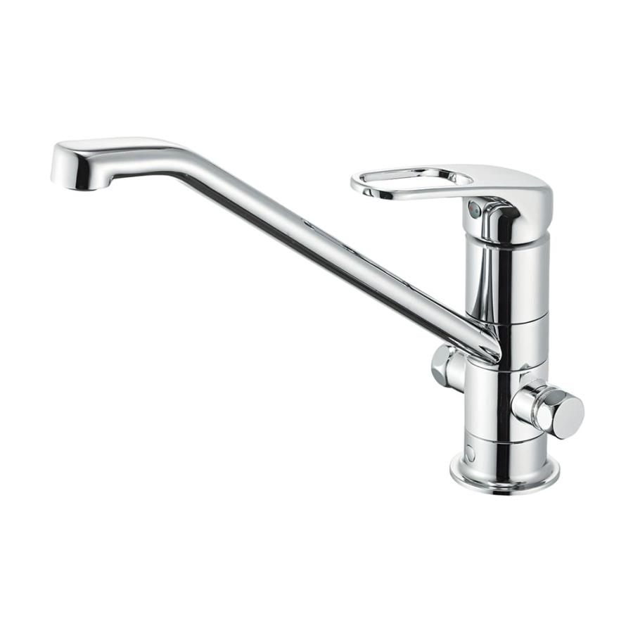 SANEI（水栓金具） 三栄水栓 K87112ETJV-13 シングルワンホール分岐混合栓 SANEI : 住設と電材の洛電マート plus - 通販 - Yahoo!ショッピング