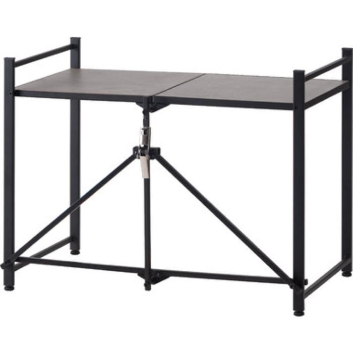 東谷 LFS-53BK 石目調フォールディングレンジラック 折りたたみ式 ブラック レンジ台 2段 AZUMAYA (代引不可) : 住設と電材の洛電マート plus - 通販 - Yahoo ...