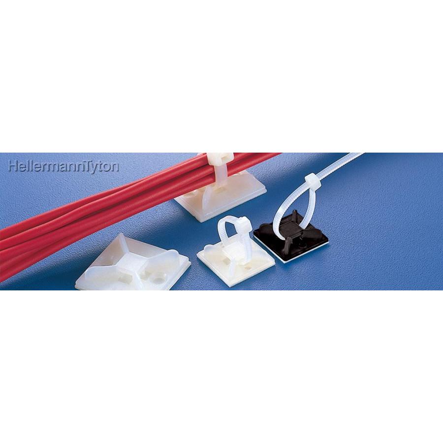 HellermannTyton ヘラマンタイトン MB3A-B-VHB2 マウントベース(100個入) タイトン : 住設と電材の洛電マート ...