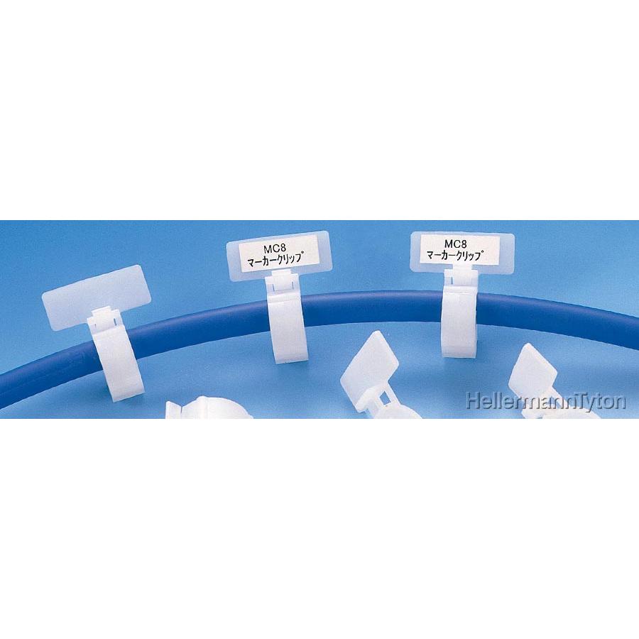 HellermannTyton ヘラマンタイトン MC8 ワンタッチマーカークリップ(50個入) タイトン : 住設と電材の洛電マート plus - 通販 - Yahoo!ショッピング