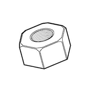 JEFCOM ジェフコム NT-M8P 六角ナット : 住設と電材の洛電マート plus - 通販 - Yahoo!ショッピング