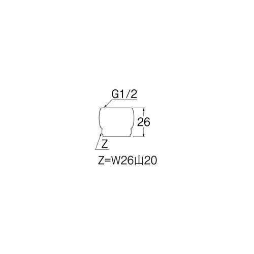 SANEI（水栓金具） 三栄水栓 SANEI PT35-25S パイプアダプター : 住設と電材の洛電マート plus - 通販 - Yahoo!ショッピング