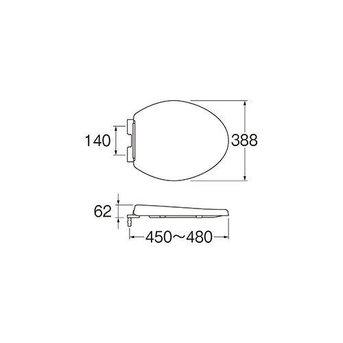 SANEI（水栓金具） 三栄水栓 SANEI PW9022-I 前割便座 トイレ用 : 住設と電材の洛電マート plus - 通販 - Yahoo!ショッピング