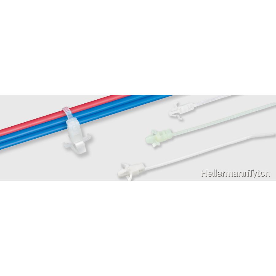 HellermannTyton ヘラマンタイトン RR18RWPM4.8-HS リリースプッシュマウントタイ 耐熱性(100本入) タイトン : 住設と電材の洛電マート plus - 通販 ...