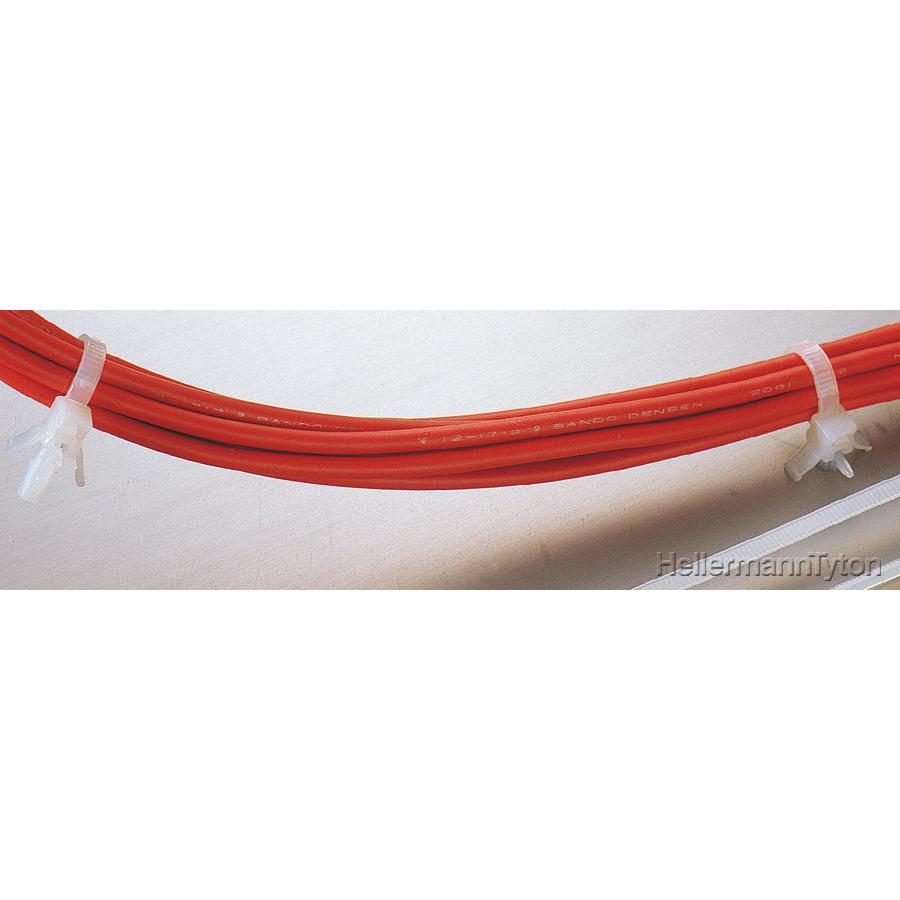 HellermannTyton ヘラマンタイトン RR30SWPM5-V0 プッシュマウントタイ 難燃性(100本入)白 タイトン : 住設と ...