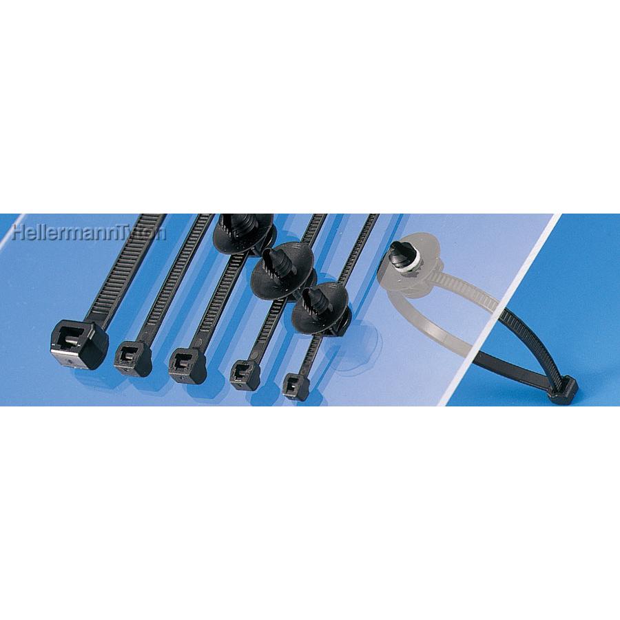 HellermannTyton ヘラマンタイトン T120ROSFT11-HSB ファツリーマウント付キタイ (50本入)黒 タイトン : 住設と電材の洛電マート plus - 通販 ...