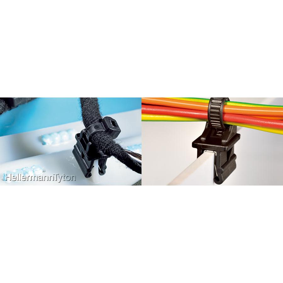 HellermannTyton（ヘラマンタイトン） T50RHSWEC21 エッジクリップ付キタイ(100本入) タイトン : 住設と電材の洛電マート plus - 通販 - Yahoo!ショッピング