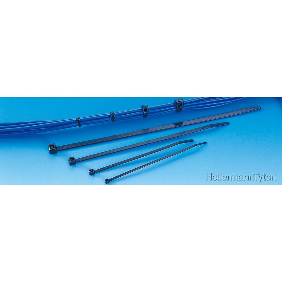 HellermannTyton（ヘラマンタイトン） T60S-W インシュロックタイ 耐候性(100本入)黒 タイトン : 住設と電材の洛電 ...