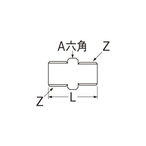 三栄水栓 SANEI T700-30 砲金六角ニップル : t700-30 : 住設と電材の洛電マート plus - 通販 - Yahoo!ショッピング