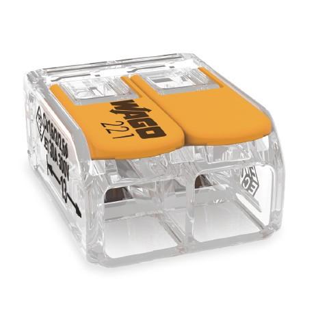 WAGO ワゴ WFR-2L ワンタッチコネクター 2穴用 (50個入) WFR2L : 住設と電材の洛電マート plus - 通販 - Yahoo!ショッピング