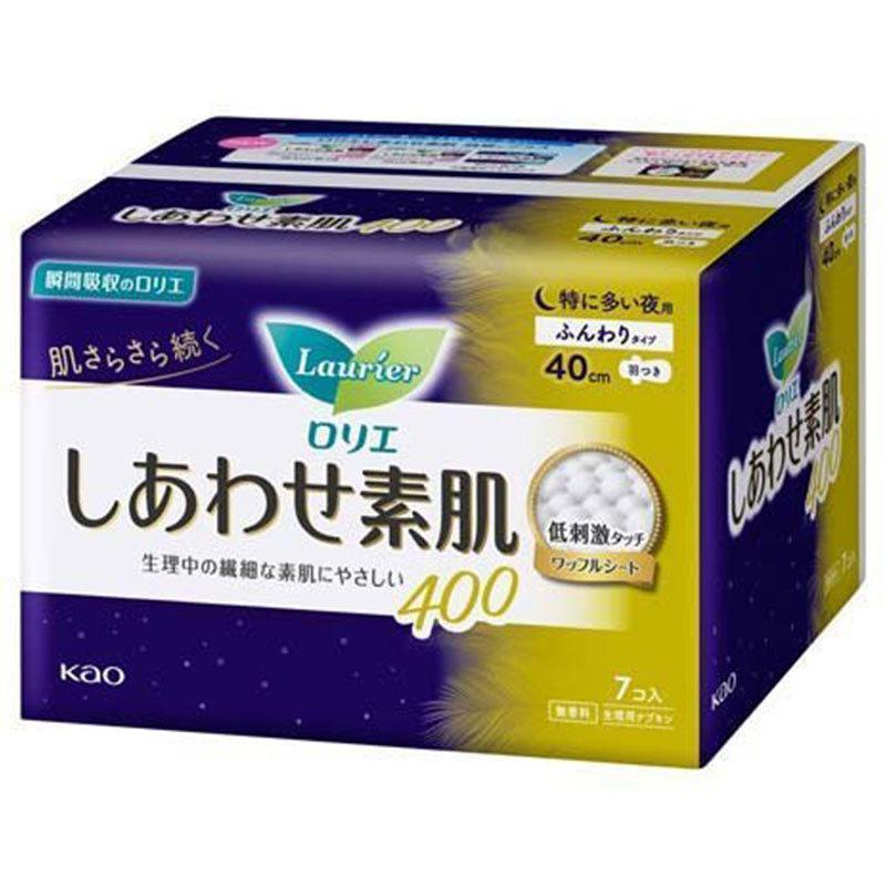 ロリエ 花王 しあわせ素肌 特に多い夜用40cm 羽つき 7個 : 東京生活館 Yahoo!店 - 通販 - Yahoo!ショッピング