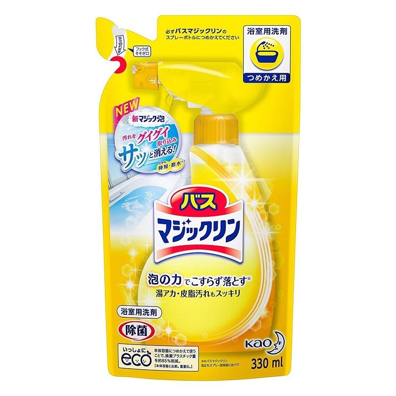 花王 バスマジックリン 泡立ちスプレー つめかえ用 330mL : 4901301310231 : 東京生活館 Yahoo!店 - 通販 ...