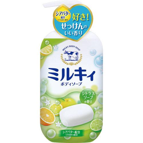 牛乳石鹸 ミルキィボディソープ シトラスソープの香り ポンプ付 550ml :4901525006330:東京生活館 Yahoo!店 - 通販 ...