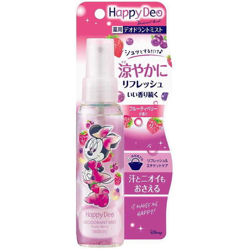 mandom マンダム ハッピーデオ デオドラントミスト フルーティベリー 80ml : 東京生活館 Yahoo!店 - 通販 - Yahoo!ショッピング