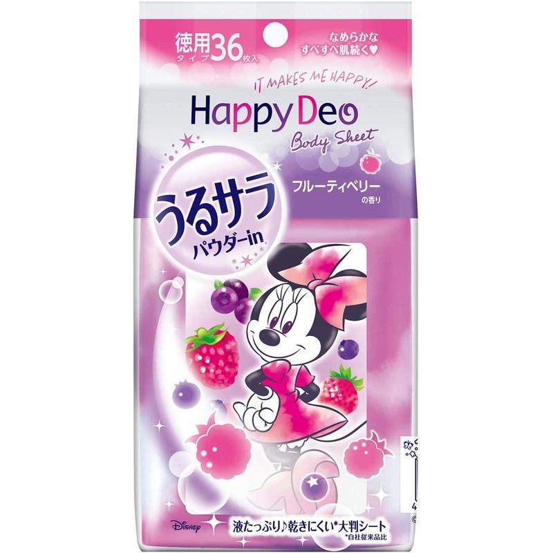 mandom マンダム ハッピーデオ ボディシート うるサラ フルーティベリー 36枚入 : 東京生活館 Yahoo!店 - 通販 - Yahoo!ショッピング