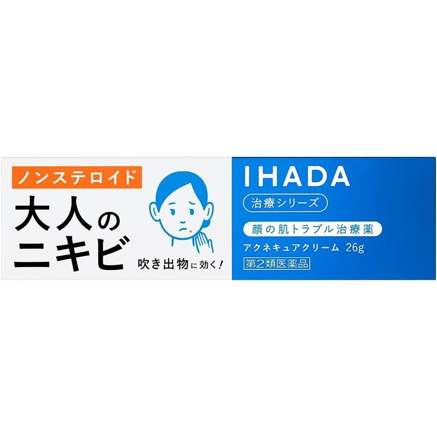 IHADA （第2類医薬品）資生堂 イハダ アクネキュアクリーム 26g にきび 吹き出物 治療薬 ジェルクリームタイプ ノンステロイド : 東京生活館 Yahoo!店 - 通販 ...