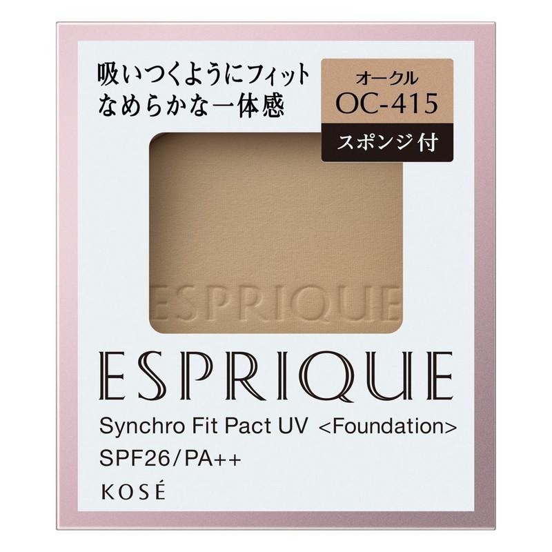 ESPRIQUE コーセー エスプリーク シンクロフィット パクト UV ファンデーション OC-415 オークル SPF26 PA++ 9.3g : 東京生活館 Yahoo!店 - 通販 ...