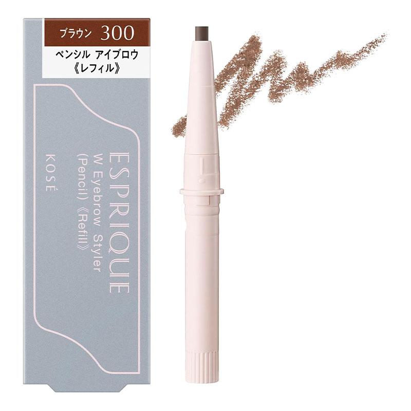 コーセー ESPRIQUE エスプリーク W アイブロウ スタイラー ペンシル レフィル BR300 ブラウン 0.1g : 4971710294620 : 東京生活館 Yahoo!店 ...