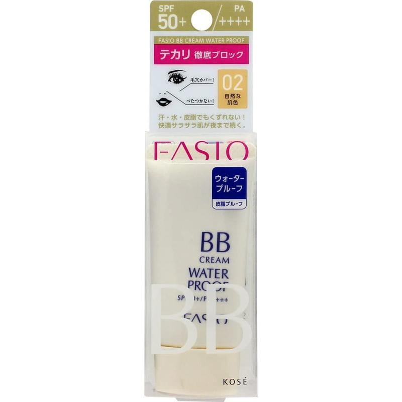 FASIO コーセー ファシオ BB クリーム ウォータープルーフ 02 自然な肌色 30g : 東京生活館 Yahoo!店 - 通販 - Yahoo!ショッピング