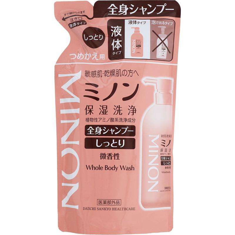 MINON 第一三共ヘルスケア ミノン 全身シャンプー しっとりタイプ 詰替用 380ml : 東京生活館 Yahoo!店 - 通販 - Yahoo!ショッピング