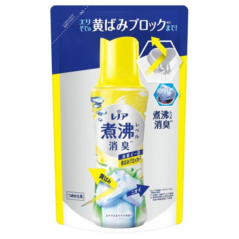 レノア P&G 煮沸レベル消臭 抗菌ビーズ 黄ばみブロッカー シトラスホワイト 詰替え 365ml : 東京生活館 Yahoo!店 - 通販 - Yahoo!ショッピング