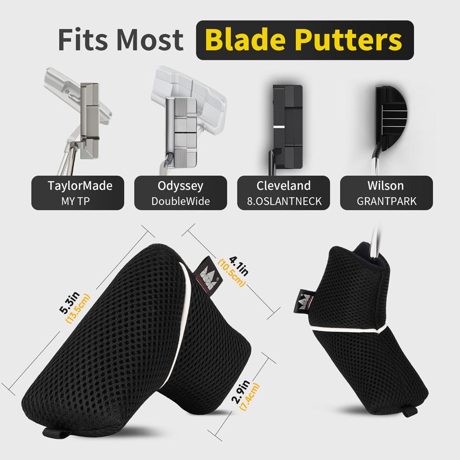 CRAFTSMAN ゴルフパターカバー ピンタイプ メッシュ ブレードパターヘッドカバー 軽量 シンプル : CRAFTSMAN SPORTS GOODS - 通販 - Yahoo!ショッピング