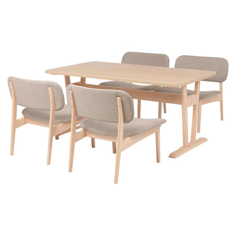 HAGiHARA ダイニングテーブルセット 4人用 ソファー おしゃれ 北欧モダン 食卓 レトロ : 楽装屋 - 通販 - Yahoo!ショッピング