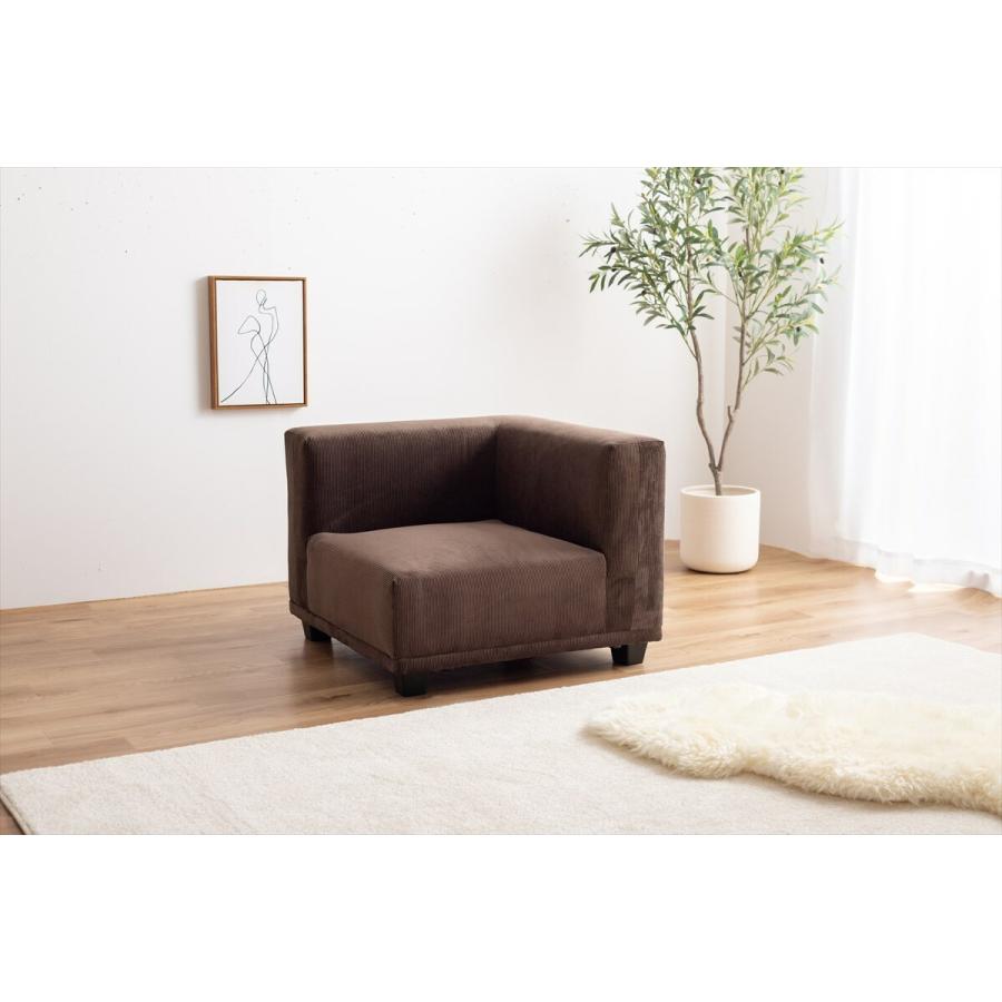 ブランド登録なし ソファー ソファ 1人掛け 北欧 おしゃれ 肘掛け コーナーソファ シンプル 一人掛け コーデュロイ 一人用 1人用 : 楽 ...
