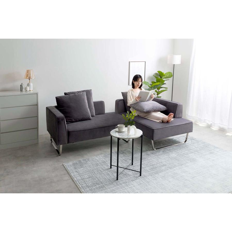 ソファー 3人掛け ベロア生地 ロータイプ カウチ 3点セット コーナー対応 ソファ 北欧モダン おしゃれ セパレート シンプル 四人掛け ...