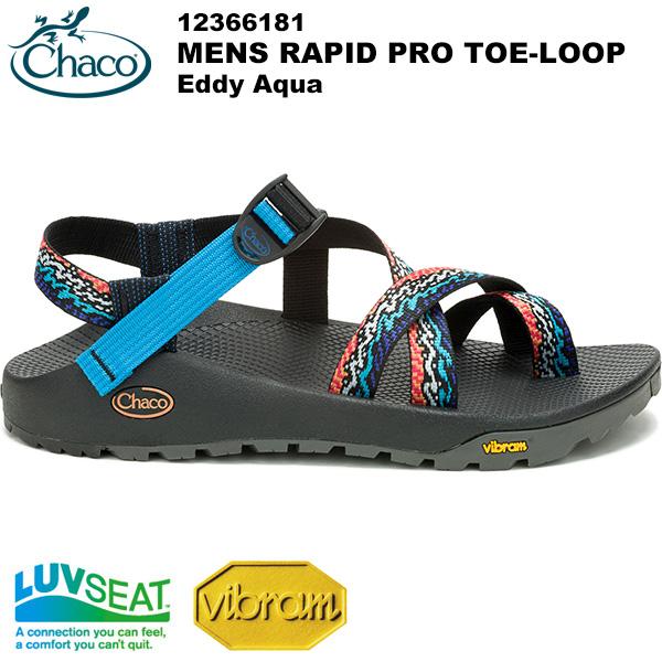 CHACO Chaco(チャコ) ラピッドプロ トゥーループ Men's (Eddy Aqua) 12366181 : 楽山荘 - 通販 - Yahoo!ショッピング