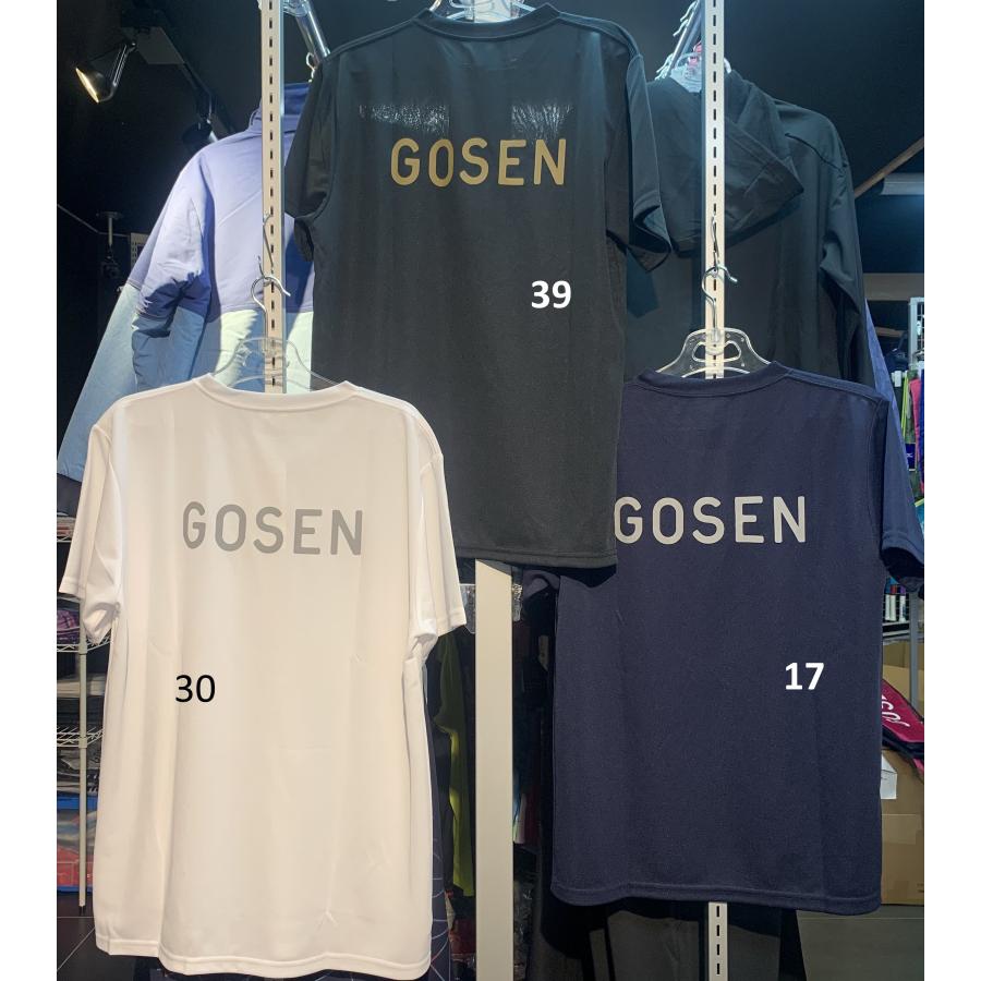 GOSEN GOSENゴーセン 【数量限定】2022年秋企画 GOSENロゴ Tシャツ JPT17(17)ネイビー【ゆうパケット対応可】 : テニスショップラリー - 通販 - Yahoo ...