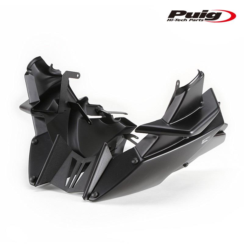 Puig 20646J ENGINE SPOILER [MATT BLACK] YAMAHA MT-09/SP/TRACER 9/TRACER ...