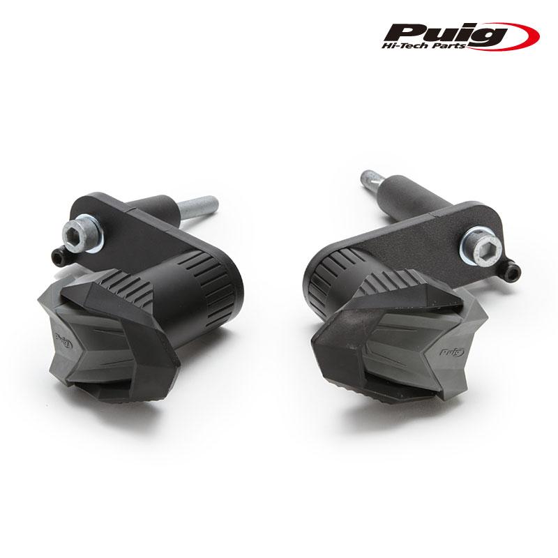 Puig 21399N FRAME SLIDERS [R19] Kawasaki Z400 (23-) Z250 プーチ フレームスライダー ...