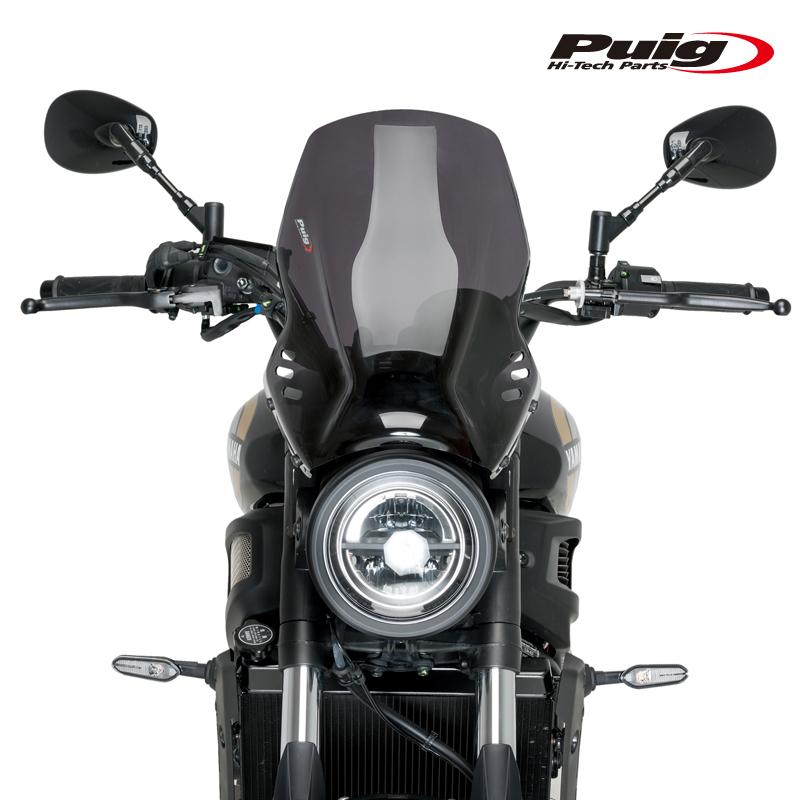 Puig（プーチ） Puig 21430F NEW GENERATION WINDSHIELD SPORT [DARK SMOKE ...