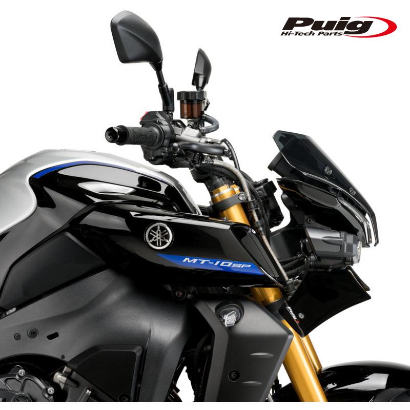 Puig 21471J SIDE SPOILER WINGLET [MATT BLACK] YAMAHA MT-10 (22-25) SP ...