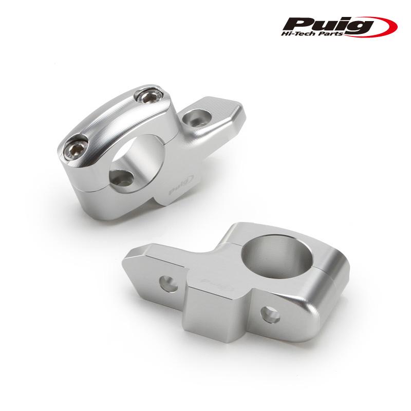 Puig 21882P PULLBACK RISERS [SILVER] UP20mm BACK16mm Φ32mm BMW R1300GS(23-) プーチ プルバックライザー ...