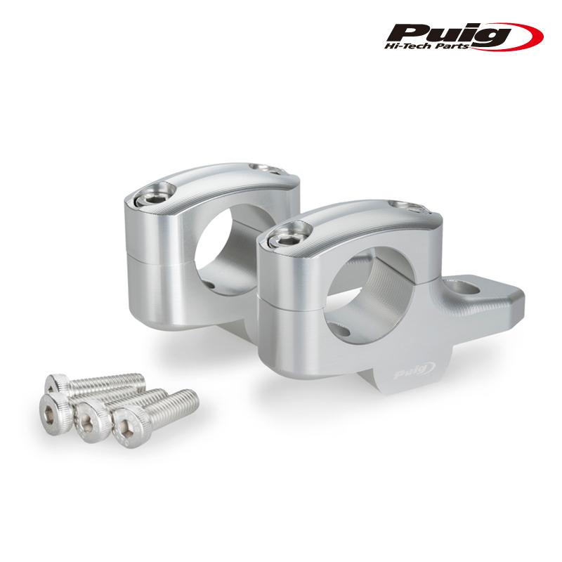 Puig 21882P PULLBACK RISERS [SILVER] UP20mm BACK16mm Φ32mm BMW R1300GS ...