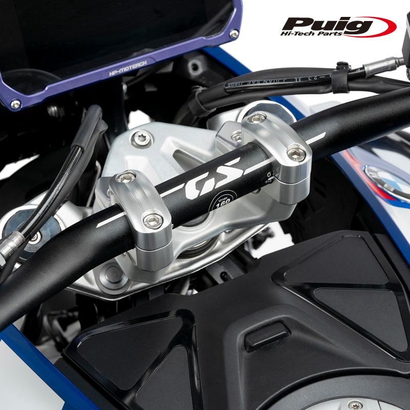 Puig 21882P PULLBACK RISERS [SILVER] UP20mm BACK16mm Φ32mm BMW R1300GS ...